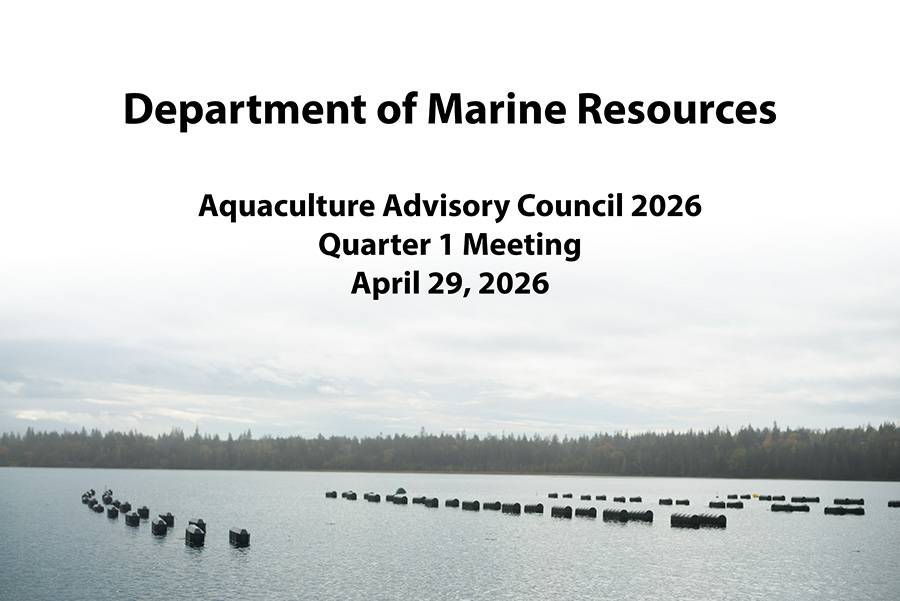 DMR Aquaculture Advisory Council - Maine Aquaculture Association